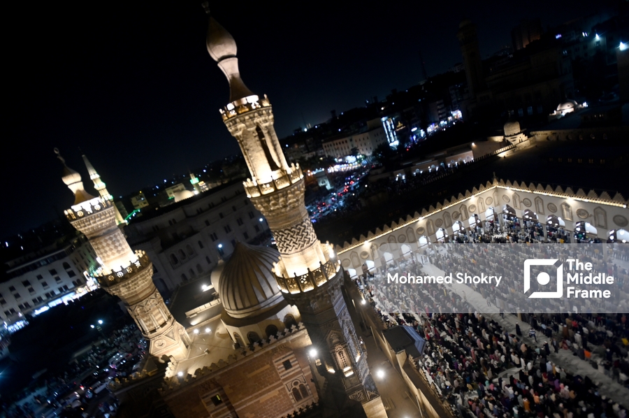 Tarawih prayer on the night of the 27th of Ramadan • The Middle Frame ...