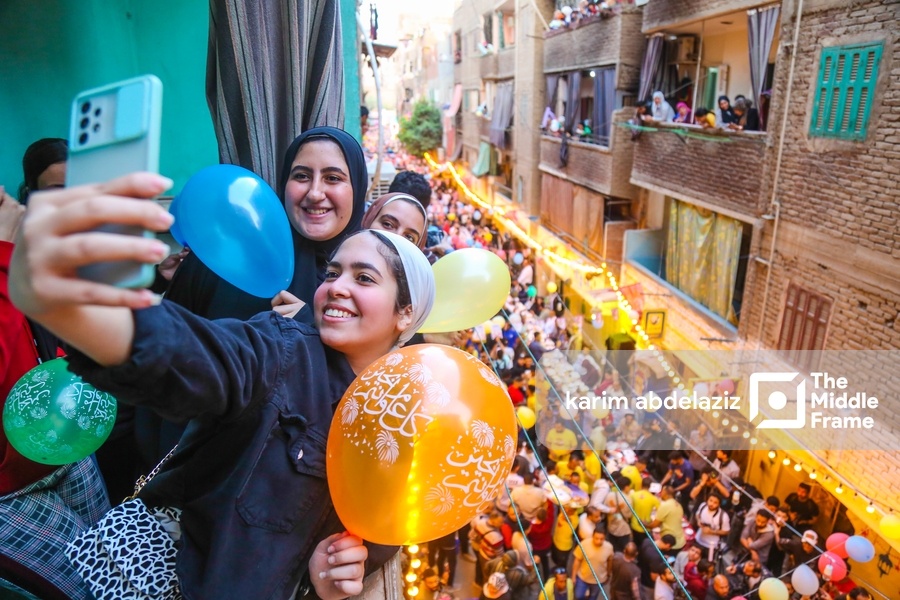 The largest group iftar table in Matareya during the month of Ramadan ...