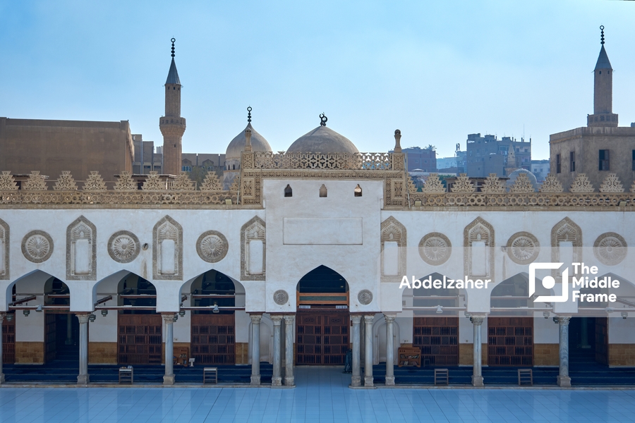 Al-Azhar Mosque Cairo-Egypt. • The Middle Frame • Arab Stock Photos and ...