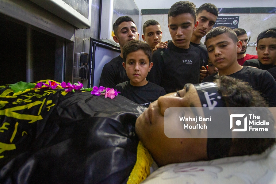 Martyrs funeral processions from Jenin refugee camp West Bank-Palestine ...