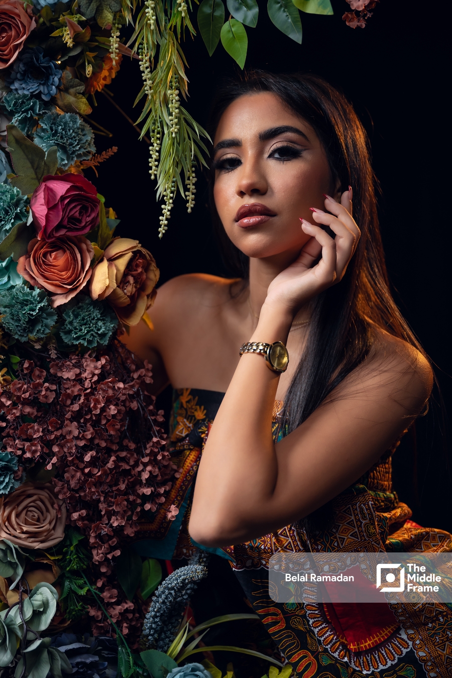 Artistic photoshoot of an Egyptian model. • The Middle Frame • Arab ...