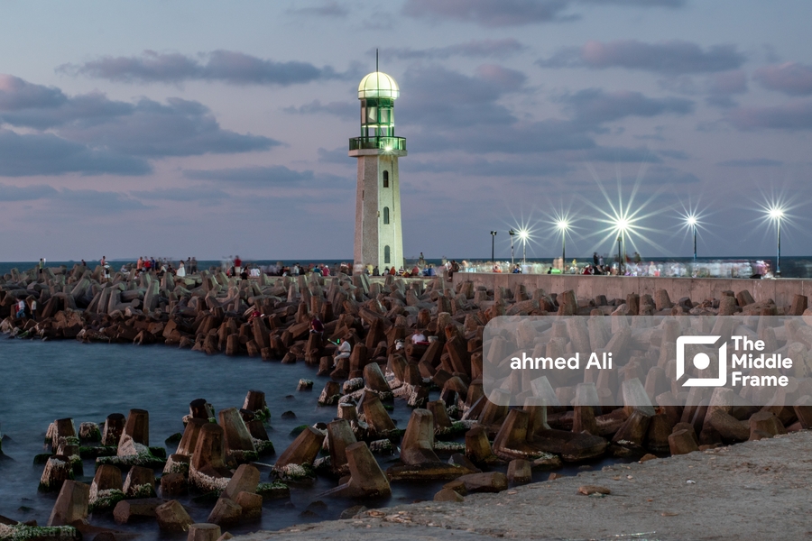 Ras El Bar Lighthouse • The Middle Frame • Arab Stock Photos and Images
