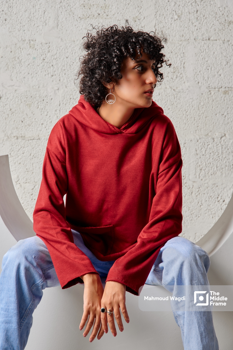 A portrait of an Egyptian female model. • The Middle Frame • Arab Stock ...