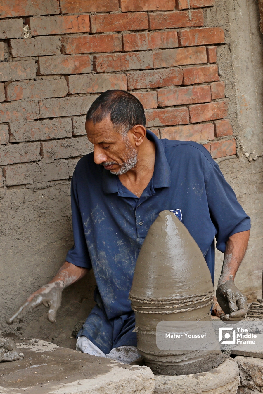 Pottery making in Egypt. • The Middle Frame • Arab Stock Photos and Images