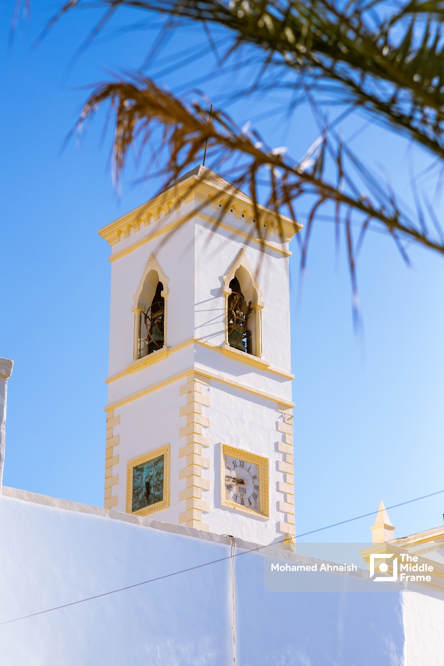 The Clock Tower of St. Mary’s Church, Libya. • The Middle Frame • Arab ...