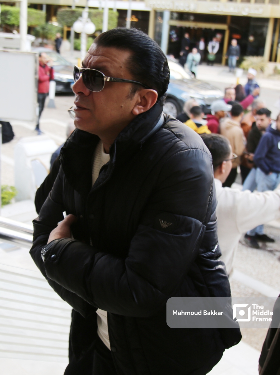 The funeral procession of the Egyptian folk music legend Ahmed Adaweya ...