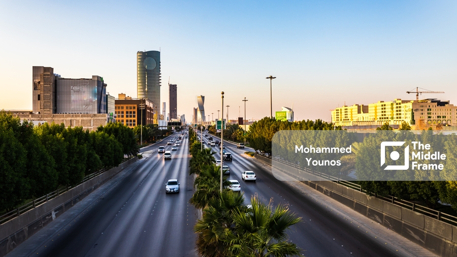 King Fahd Road, Riyadh, Saudi Arabia. • The Middle Frame • Arab Stock Photos and Images