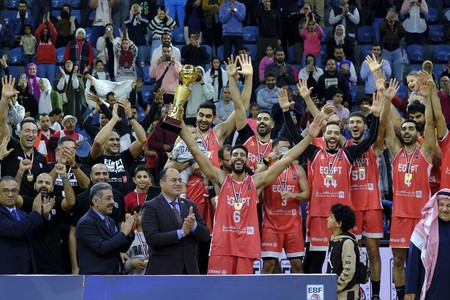 The‏ Egyptian national team won the 2023 Arab Basketball Cup • The ...