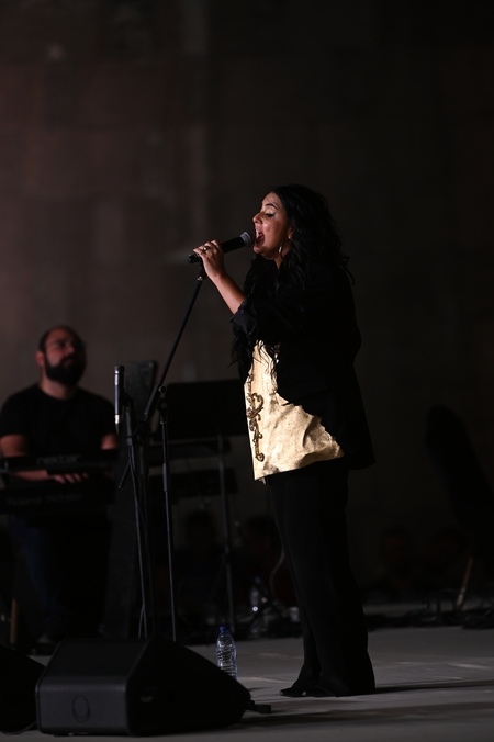 Dina El Wedidi at the Citadel Festival for Music and Singing, Cairo ...